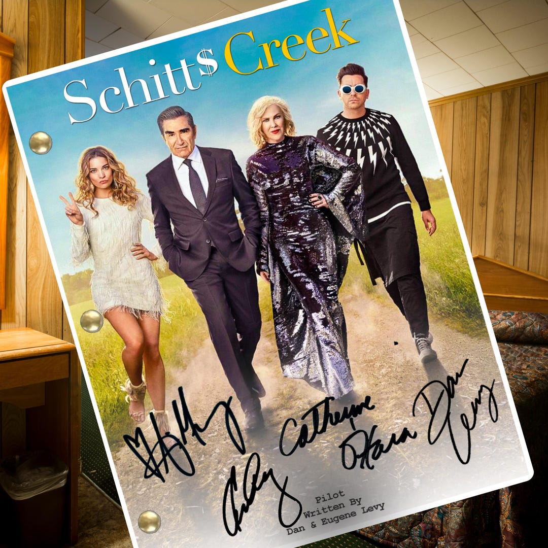 Schitt's Creek Autographed Signed Script Reprint Replica Schitt's Creek ...