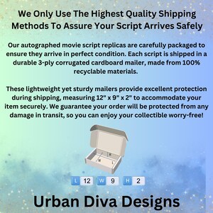 Predator Movie Script Cast Signed Autographed Reprints Full Script ...