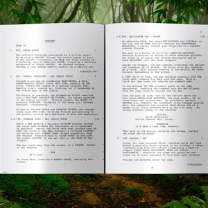 Predator Movie Script Cast Signed Autographed Reprints Full Script ...