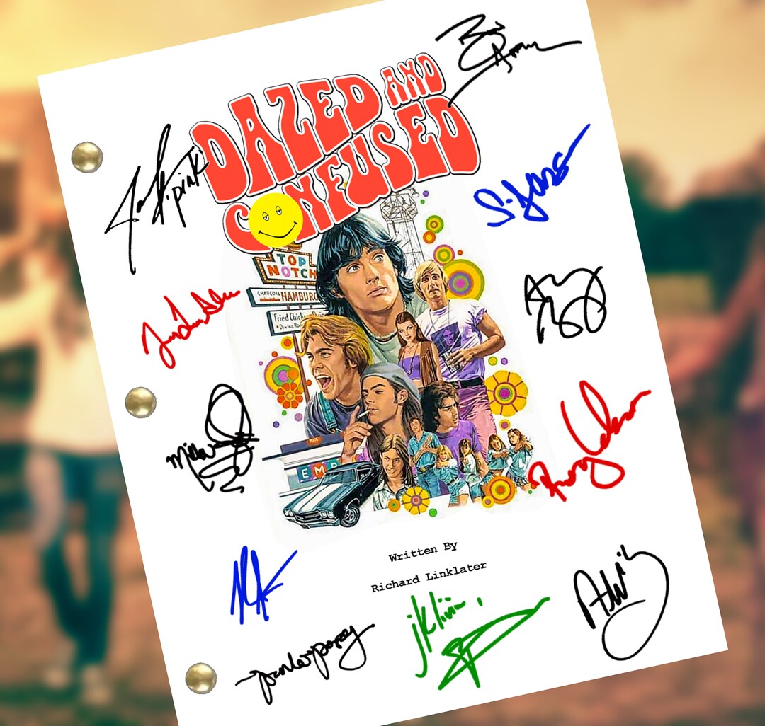 Dazed and Confused Script Signed- Autograph Reprints- 119 Pages ...
