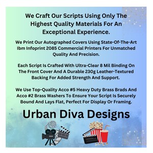 The Neverending Story Movie Script Signed Autographed Reprint Movie ...