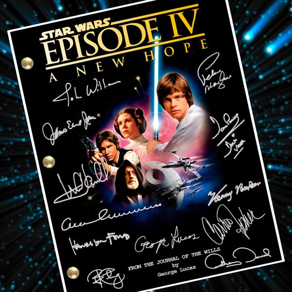 Movie Script Print - Etsy