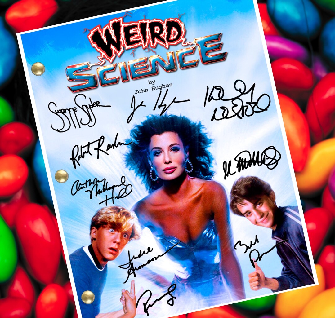 Weird Science Movie Signed Script Reprint Screenplay Autographed - Etsy