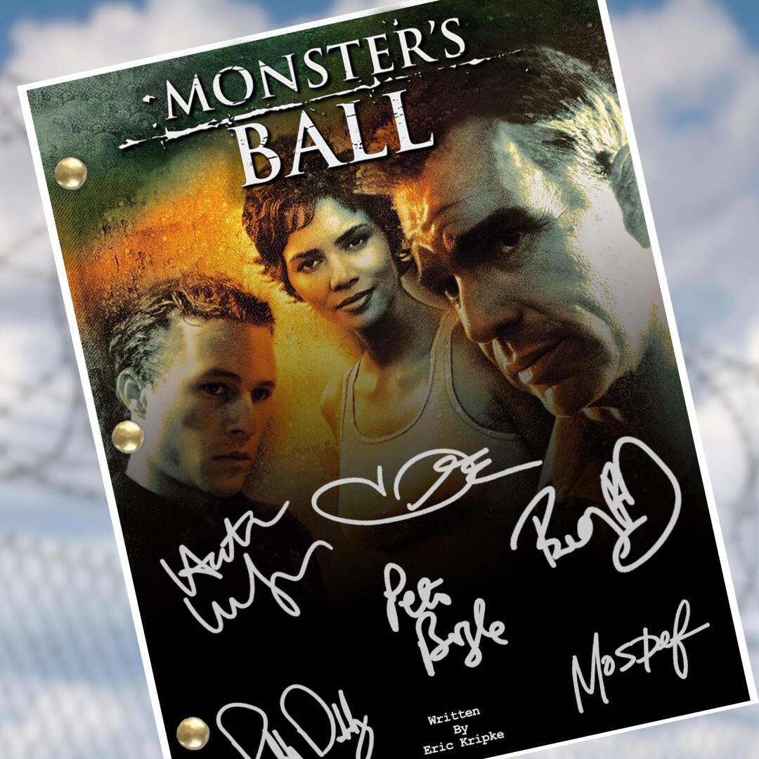Monsters Ball Signed Autographed Script Reprint Cast Signed Autographed ...