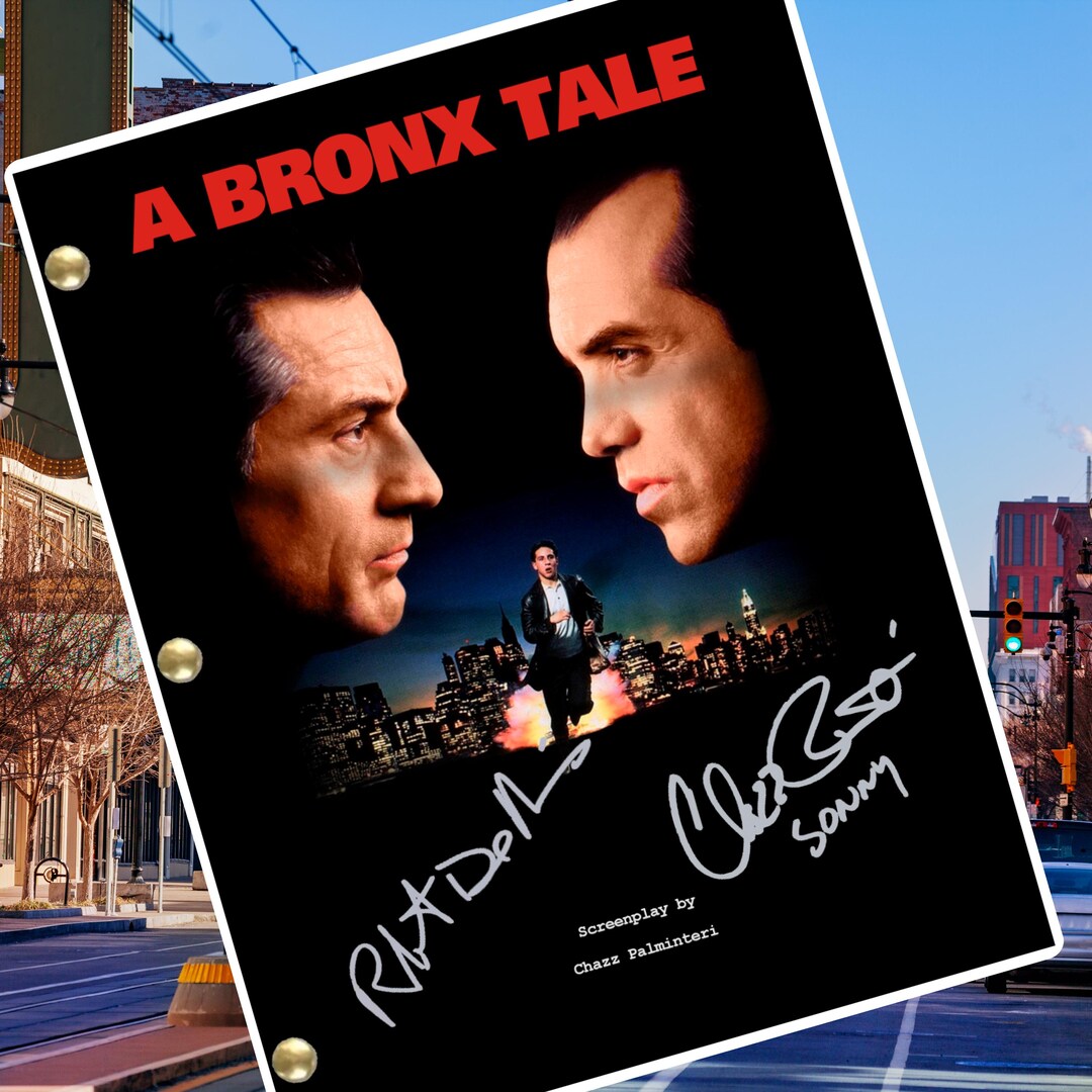 A Bronx Tale Movie Script Signed Autographed Reprint Screenplay, Robert ...