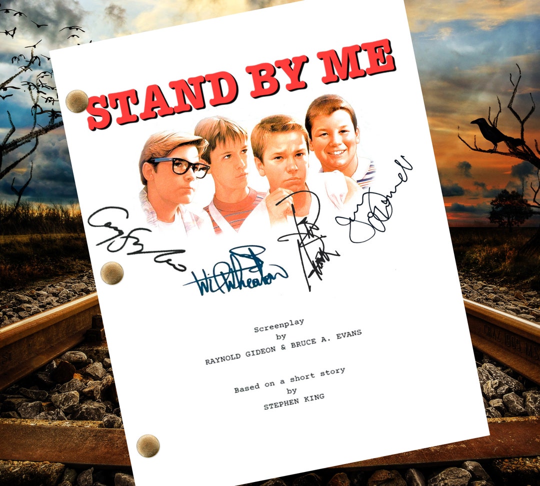 Stand by Me Movie Autographed Signed Script Reprint Wil Wheaton River ...