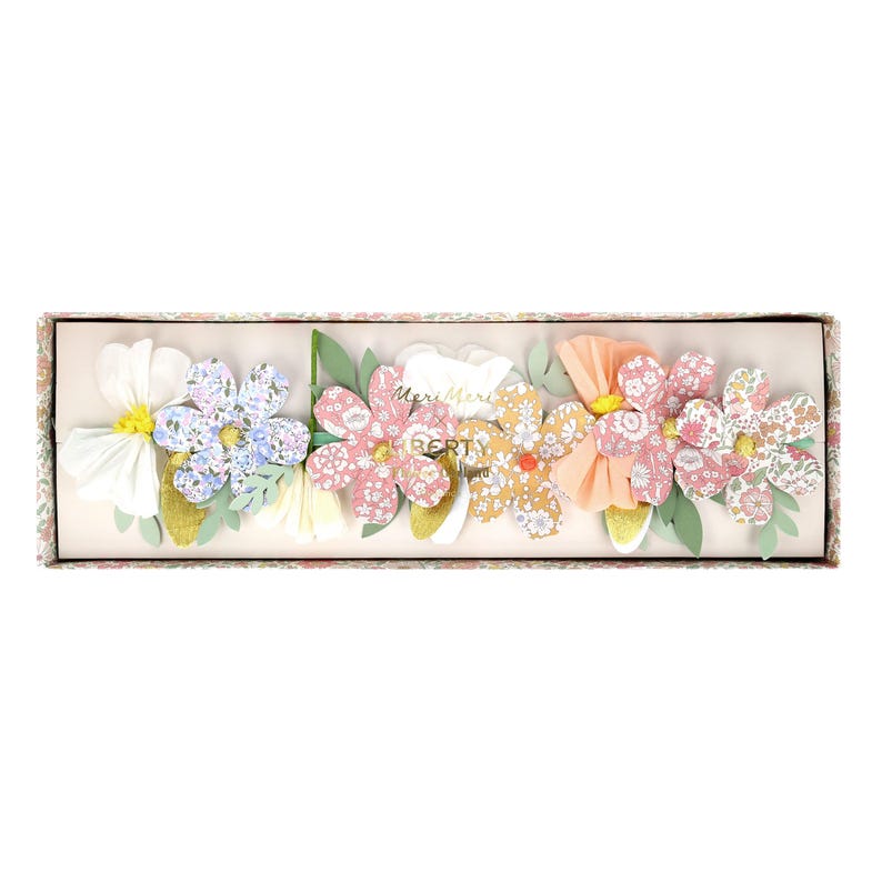 Meri Meri X Liberty Paper Flower Garland (garland Length - 6') - Etsy