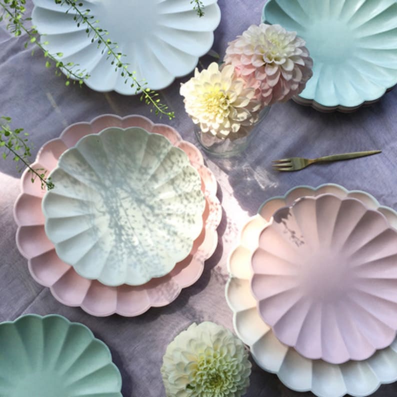 Meri Meri Large Cream Compostable Plates (pack of 8) - Etsy