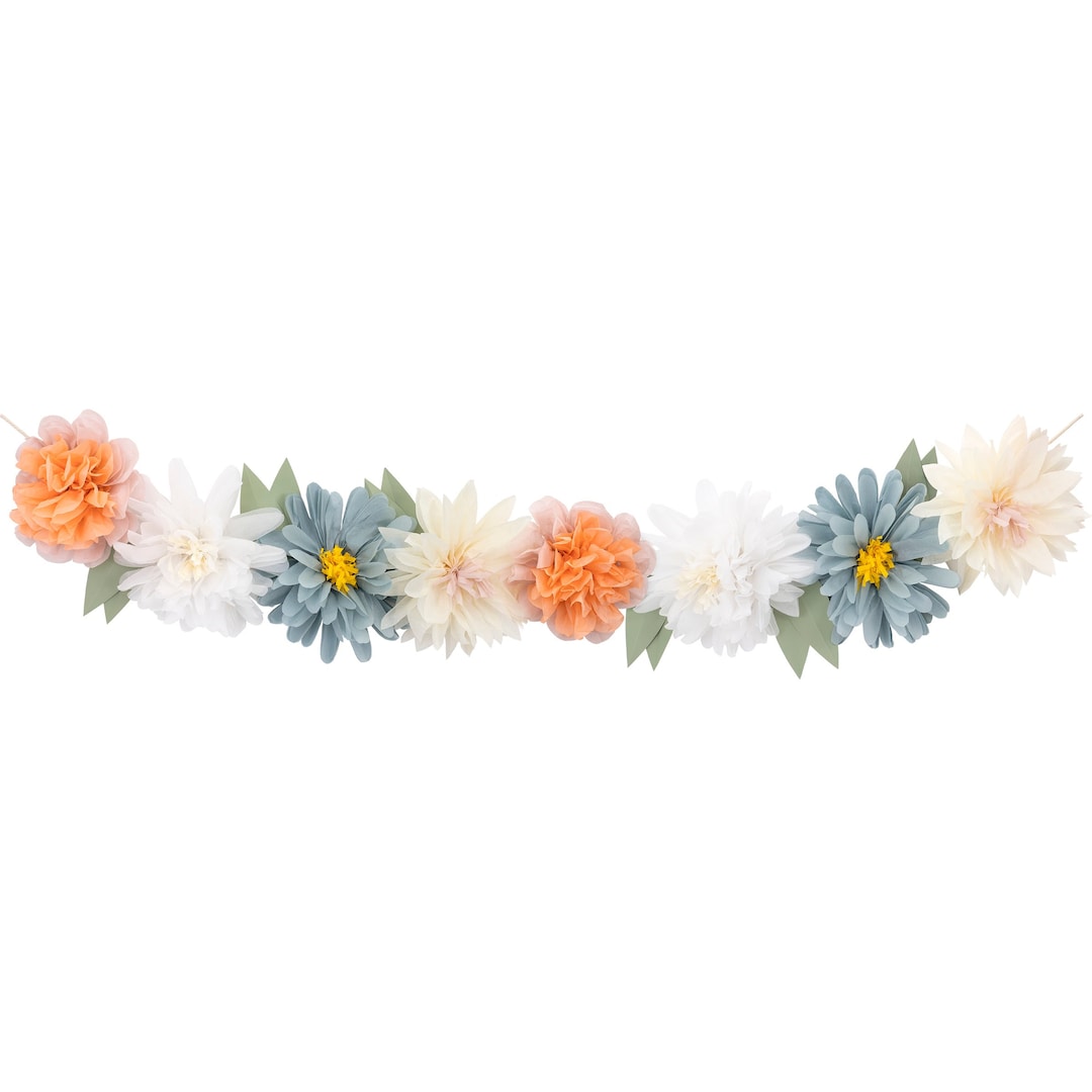 Meri Meri Flowers in Bloom Giant Garland (12.5 Ft) | Floral Party ...