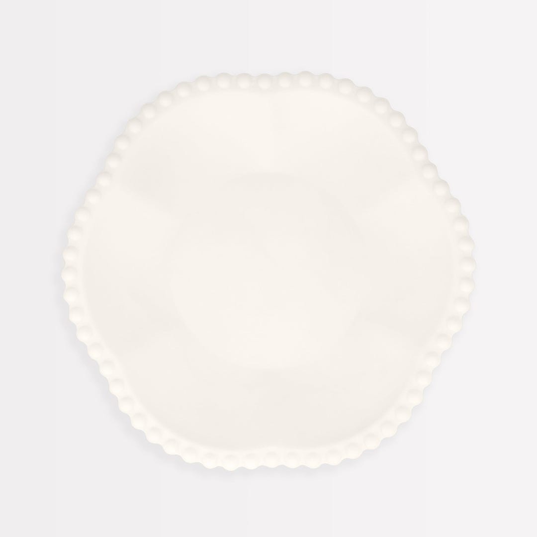 Meri Meri Cream Dot Edged Flower Compostable Side Plates (pack of 8) - Etsy