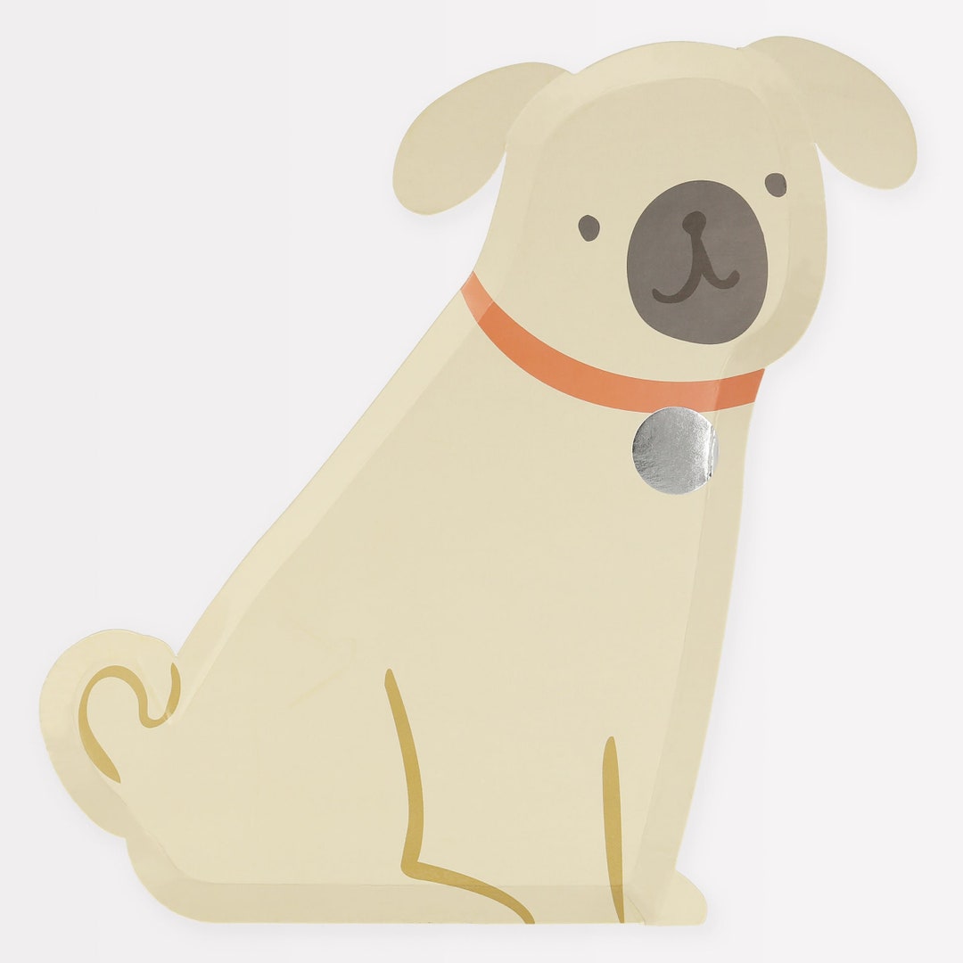 Meri Meri Dog Plates | Kids Birthday Party | Party Tableware - Etsy