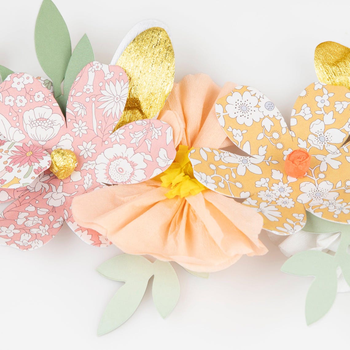 Meri Meri X Liberty Paper Flower Garland (garland Length - 6') - Etsy