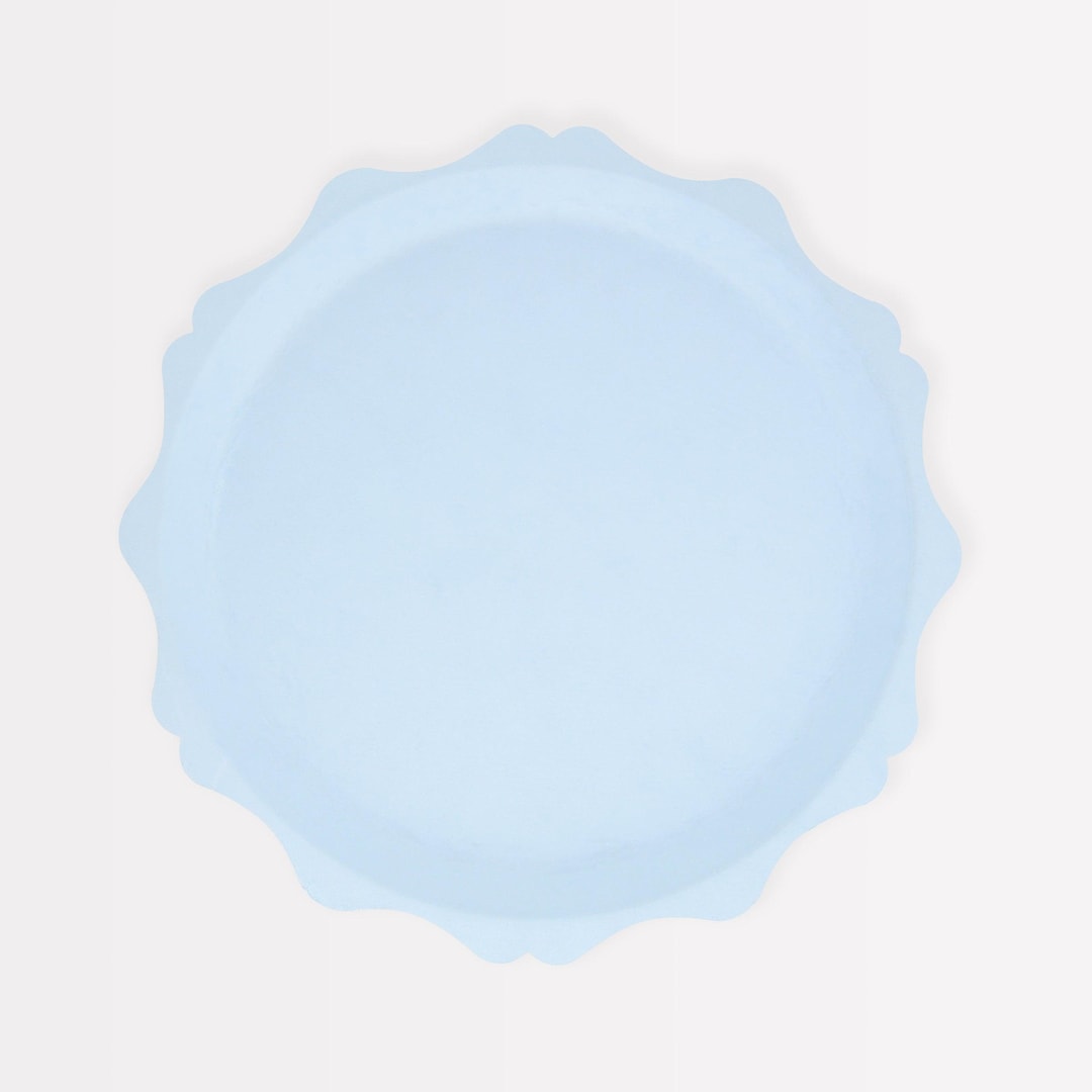 Meri Meri Blue Decorative Edge Compostable Side Plates (pack of 8) - Etsy