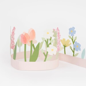 Meri Meri Floral Garden Cake Wrap and Toppers | Garden Party Decor ...