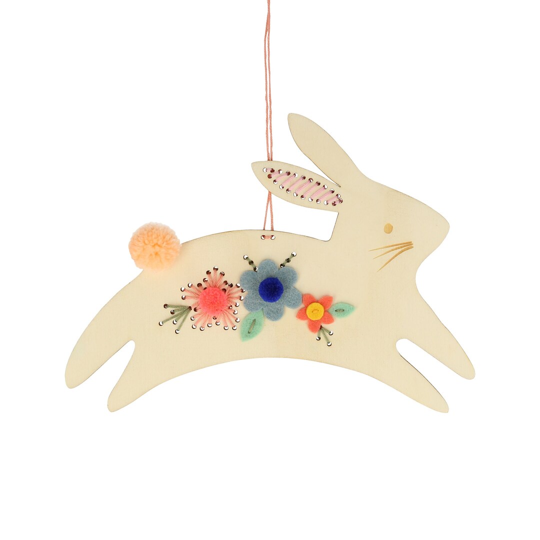 Bunny Embroidery Kit - Etsy