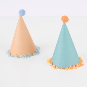 Large Party Hats x 8 - Etsy