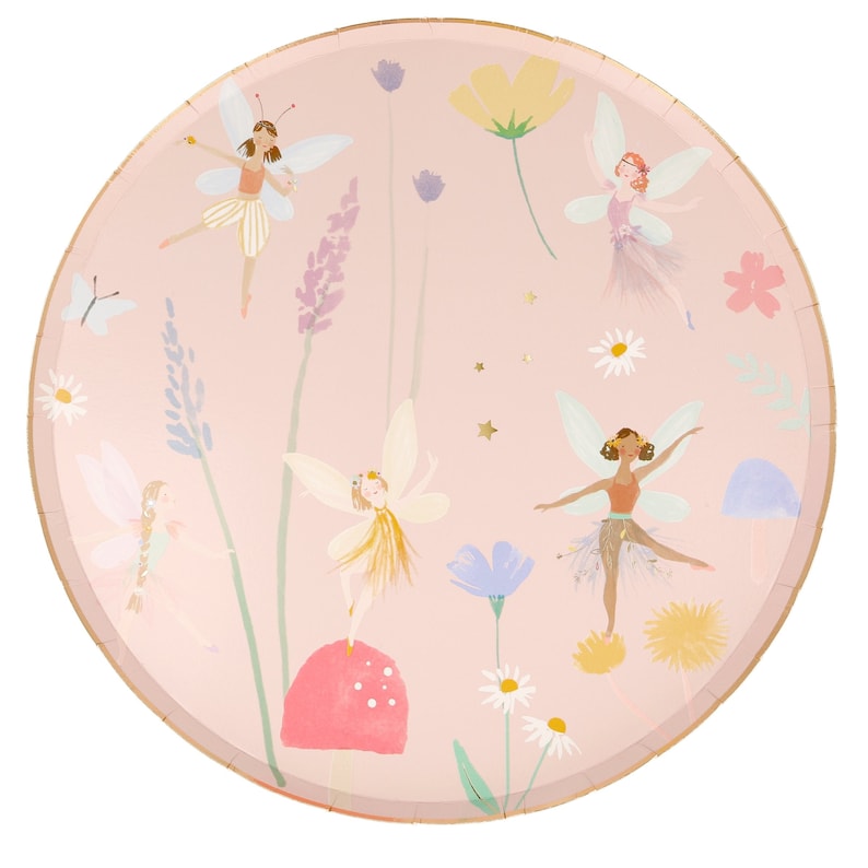 Meri Meri Fairy Dinner Plates | Girls Birthday Party | Party Tableware ...
