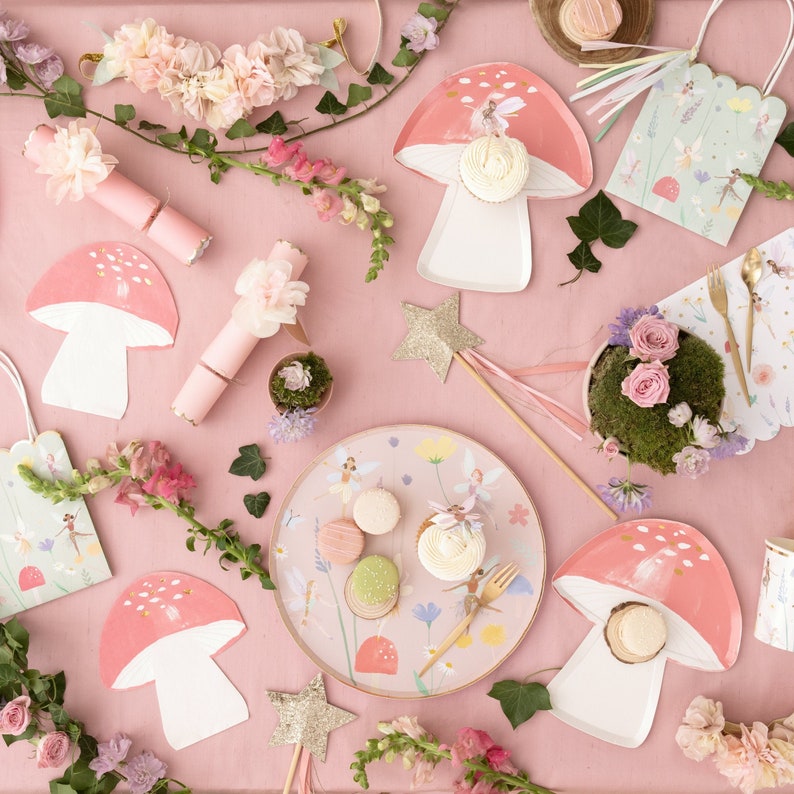 Meri Meri Fairy Dinner Plates | Girls Birthday Party | Party Tableware ...