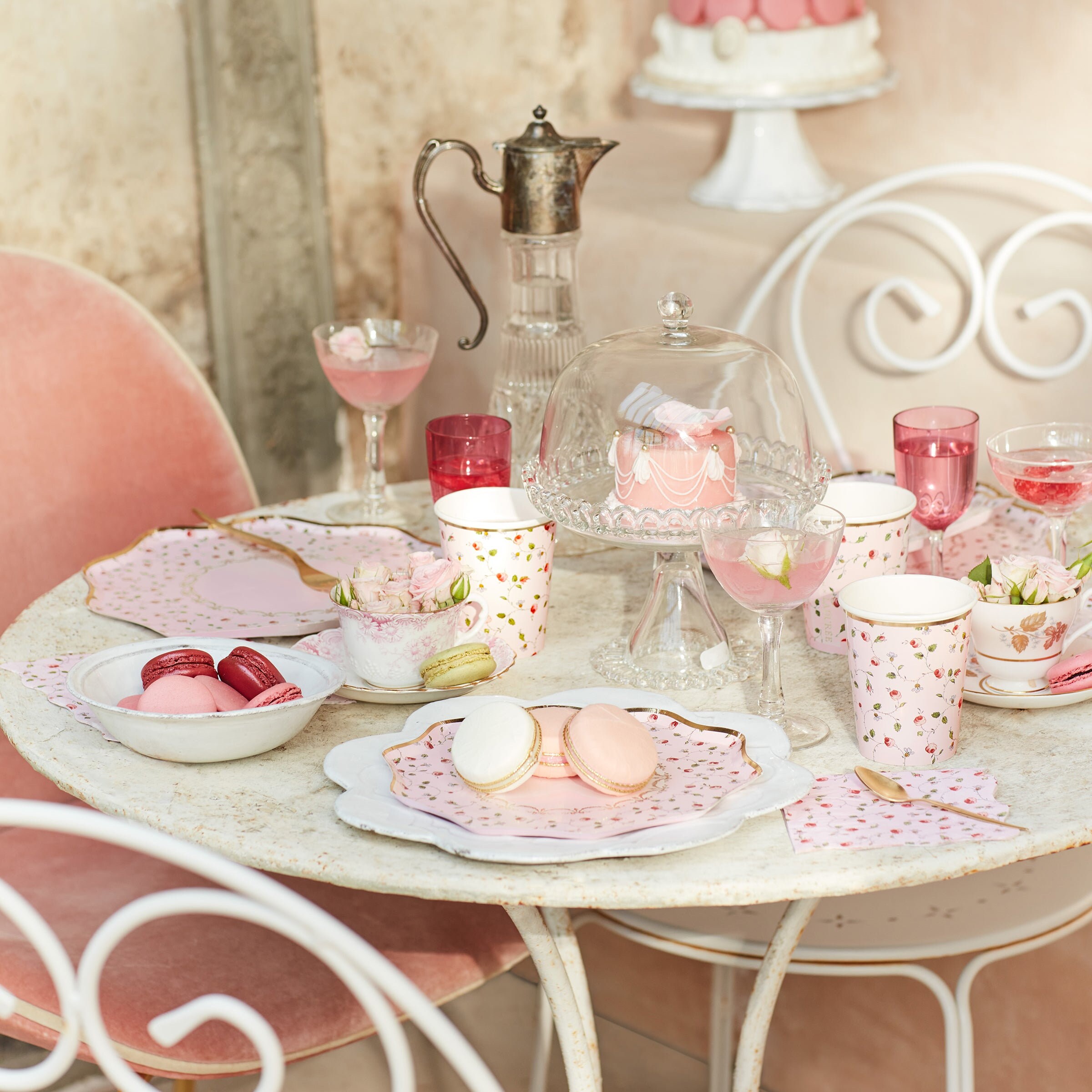 Meri Meri Marie Antoinette Side Plates | Bridal Shower Decor | Dessert ...