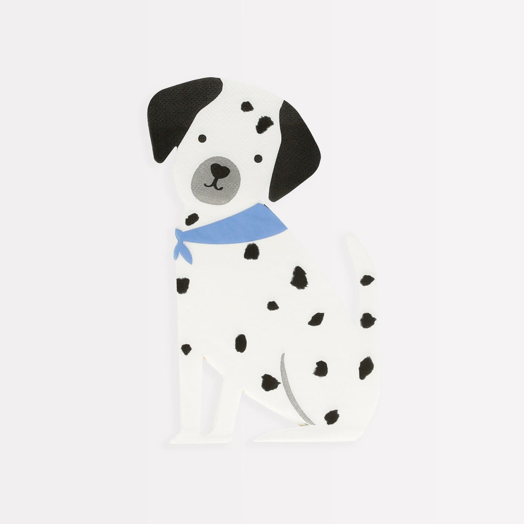 Meri Meri Puppy Paper Party Napkins (pack of 16) - Etsy