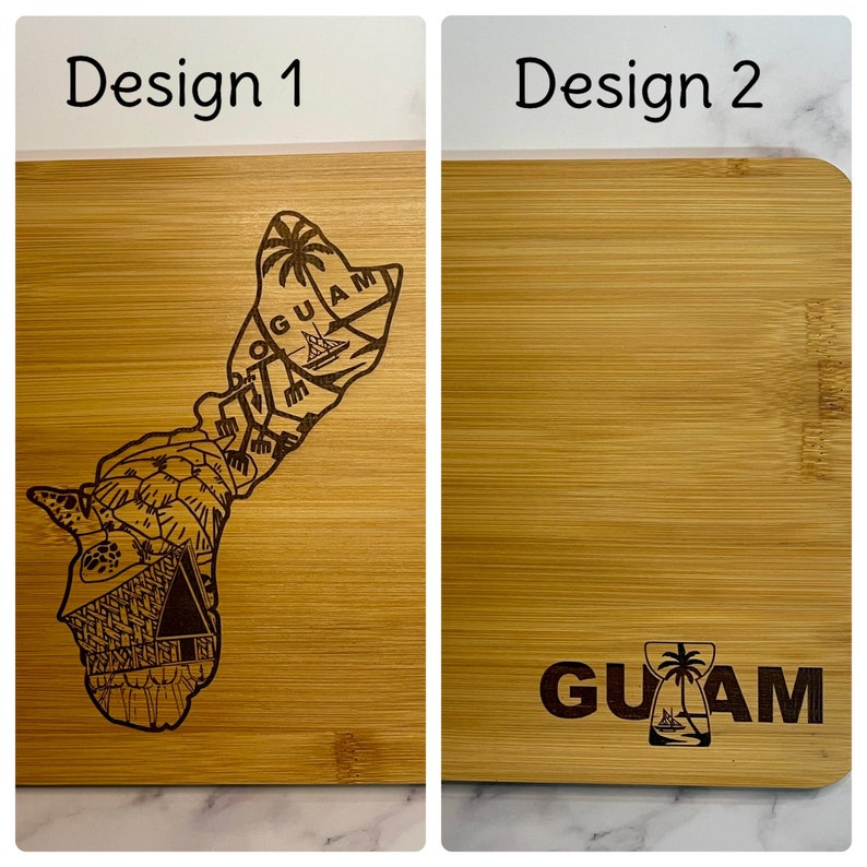 Guam Cutting Board / Guam Seal Latte Stone Hut Sea - Etsy