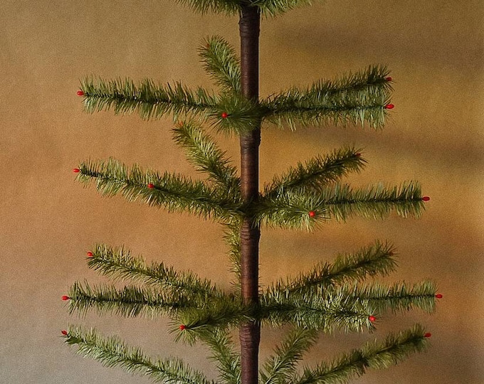 Decorative Feather Trees for Holiday Decor Made With Peacock Feathers ...