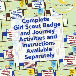 Girl Scout Daisies Robotics Badge Activity Plan Bundle - Educational ...