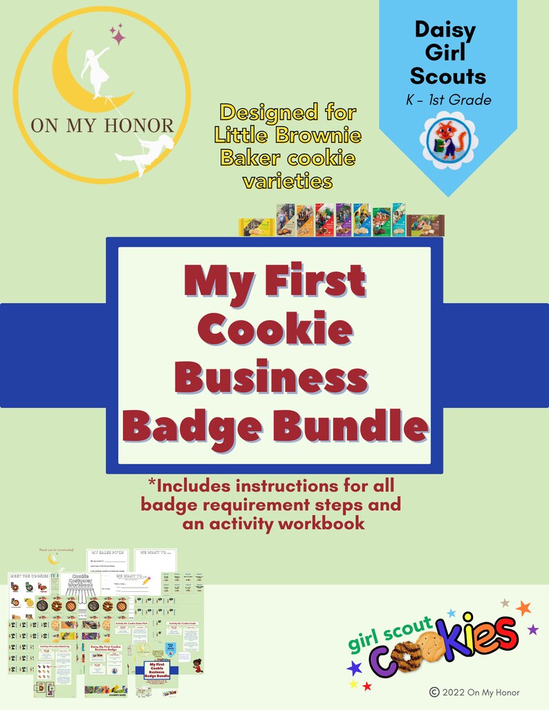 Girl Scout Daisy My First Cookie Business Badge Plan Activities - Girl ...