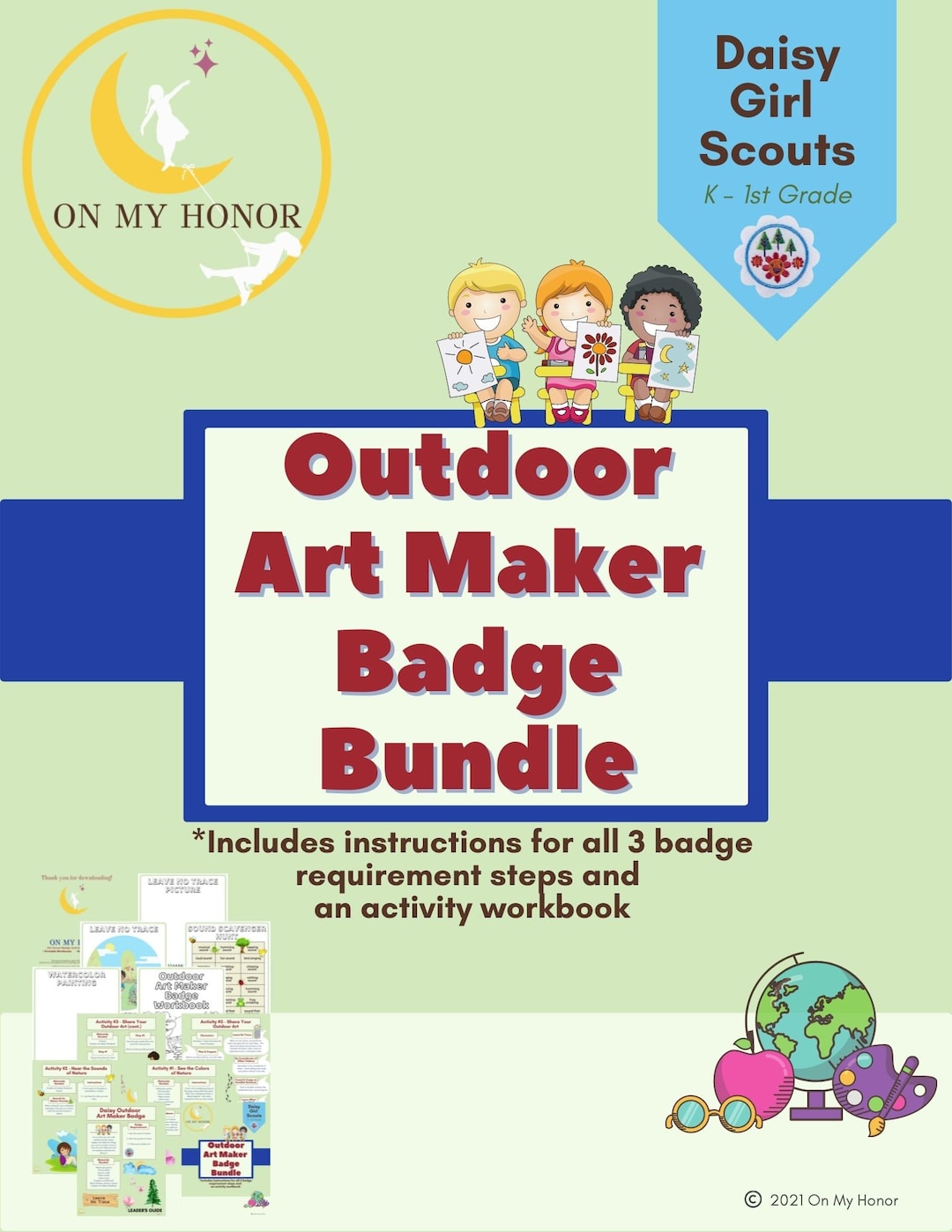 Girl Scout Daisy Outdoor Art Badge Plan Activity - Educational ...