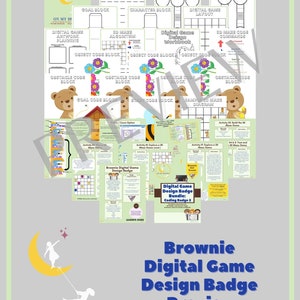 Girl Scouts Brownies Digital Game Design Badge Activities Coding ...