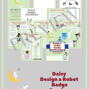 Girl Scout Daisies Robotics Badge Activity Plan Bundle - Educational ...