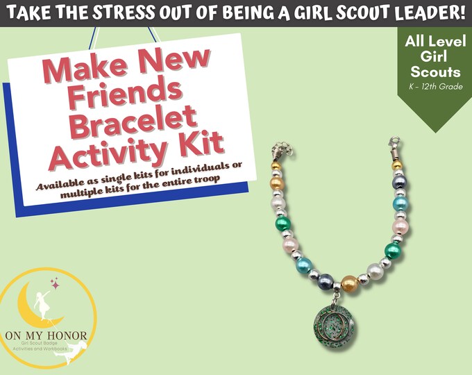 Girl Scout Make New Friends Bracelet Activity Kit - Daisy Bracelet ...