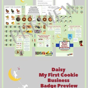 Girl Scout Daisy My First Cookie Business Badge Plan Activities - Girl ...