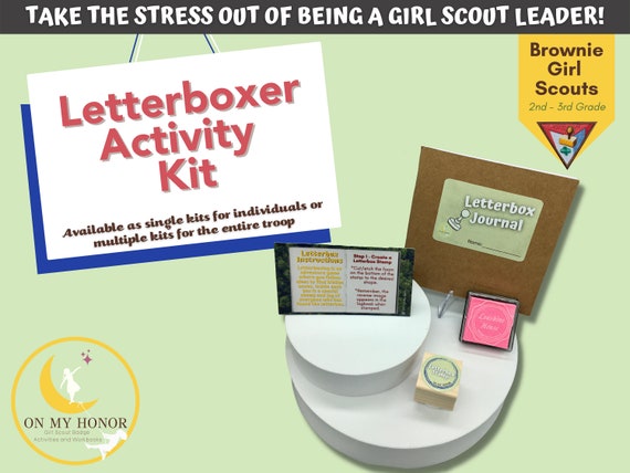 Girl Scout Letterbox Activity Kit Brownies Letterboxer Badge - Etsy