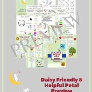 Girl Scout Daisy Activity Plan Bundle of First 5 Petals - Educational ...