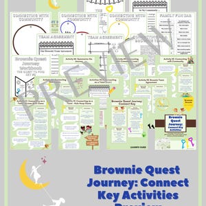 Brownie Girl Scouts Quest Journey Activity Plan Bundle: Educational ...