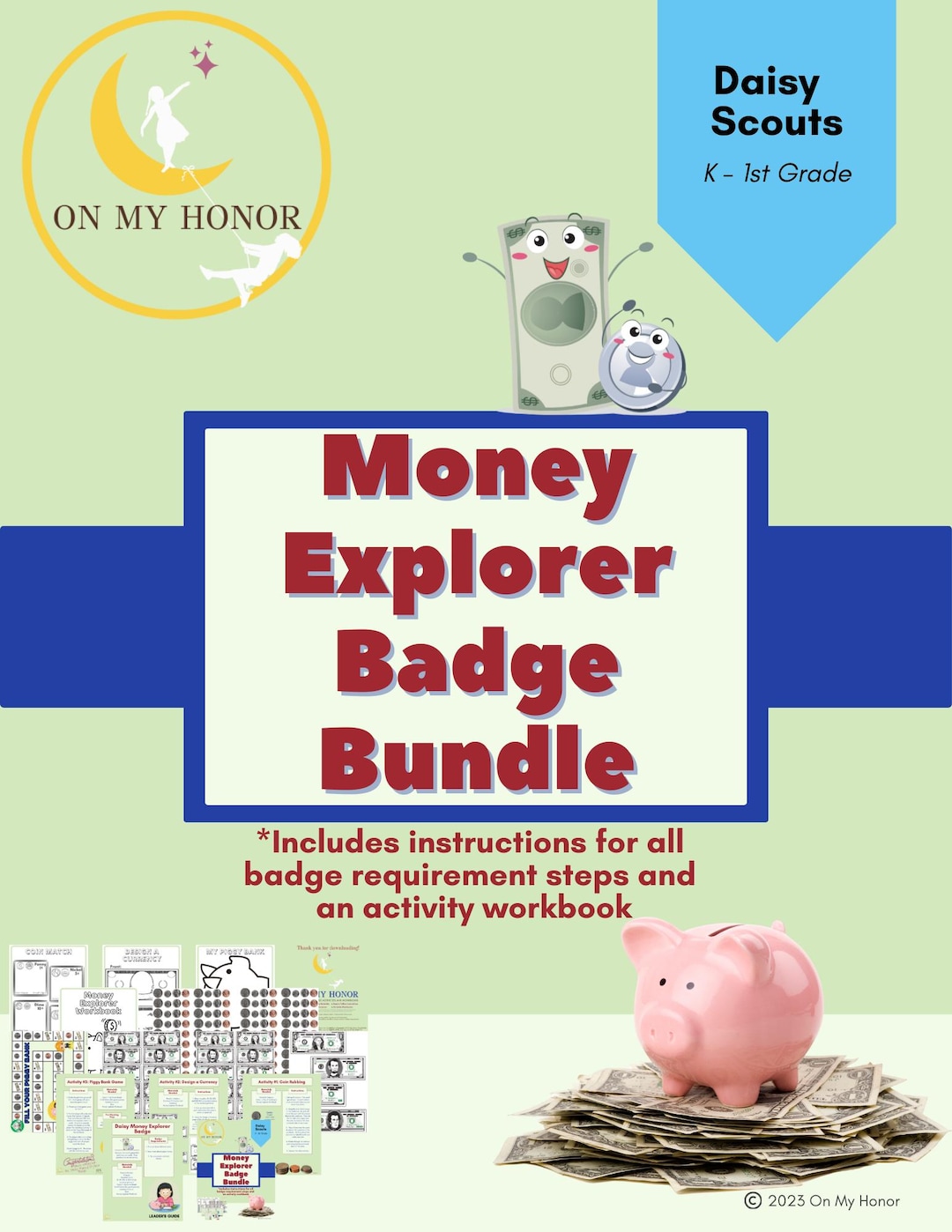 Daisy Girl Scouts Money Explorer Badge Plan Activity: Financial ...