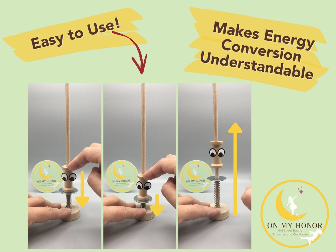 Girl Scout Leap Bot Activity Kit Brownie Engineering Badge - Etsy