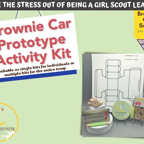 Girl Scout Leap Bot Activity Kit Brownie Engineering Badge - Etsy