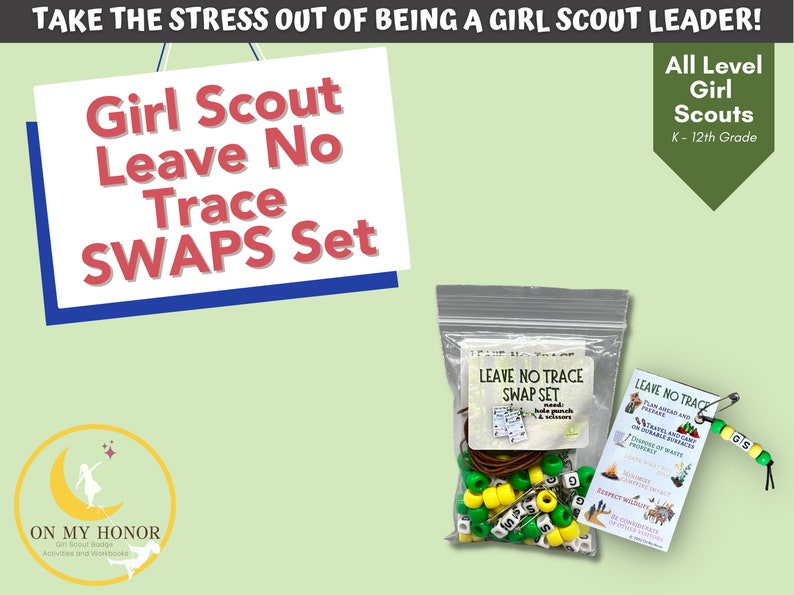 Girl Scout Leave No Trace SWAPS Activity Kit Daisies - Etsy Finland