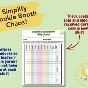 Girl Scout Cookies Booth Forms Sales Tracker 2025 LBB Daisies Brownies ...
