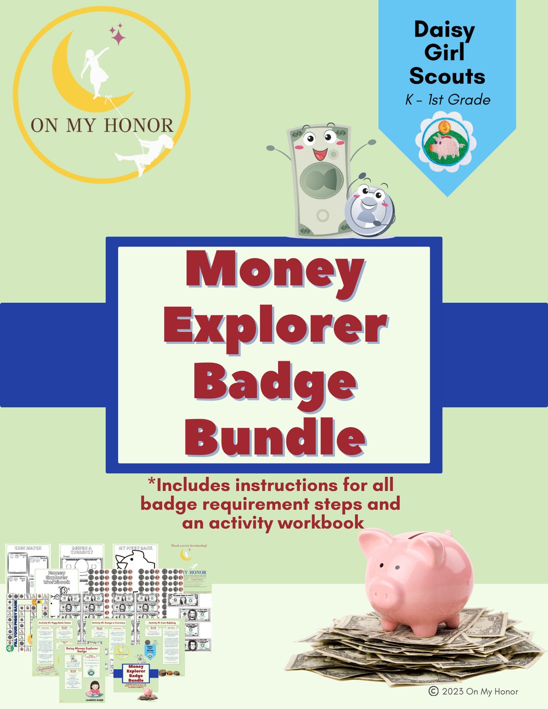 Girl Scout Daisy Money Explorer Badge Plan Activities - Girl Scout ...