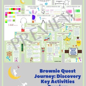 Brownie Girl Scouts Quest Journey Activity Plan Bundle: Educational ...