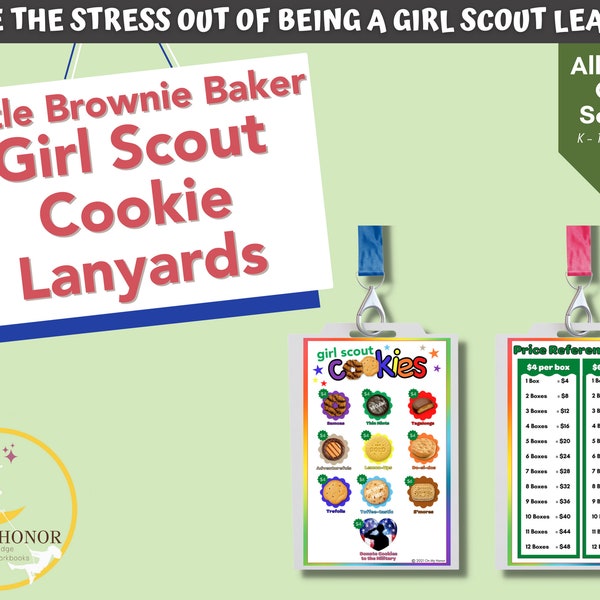 Girl Scout Cookie Menu 2025 - Etsy