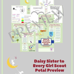 Girl Scout Daisy Activity Plan Bundle of Last 5 Petals - Educational ...