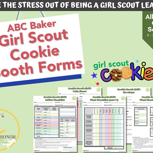 Girl Scout Cookies Order Forms - Etsy