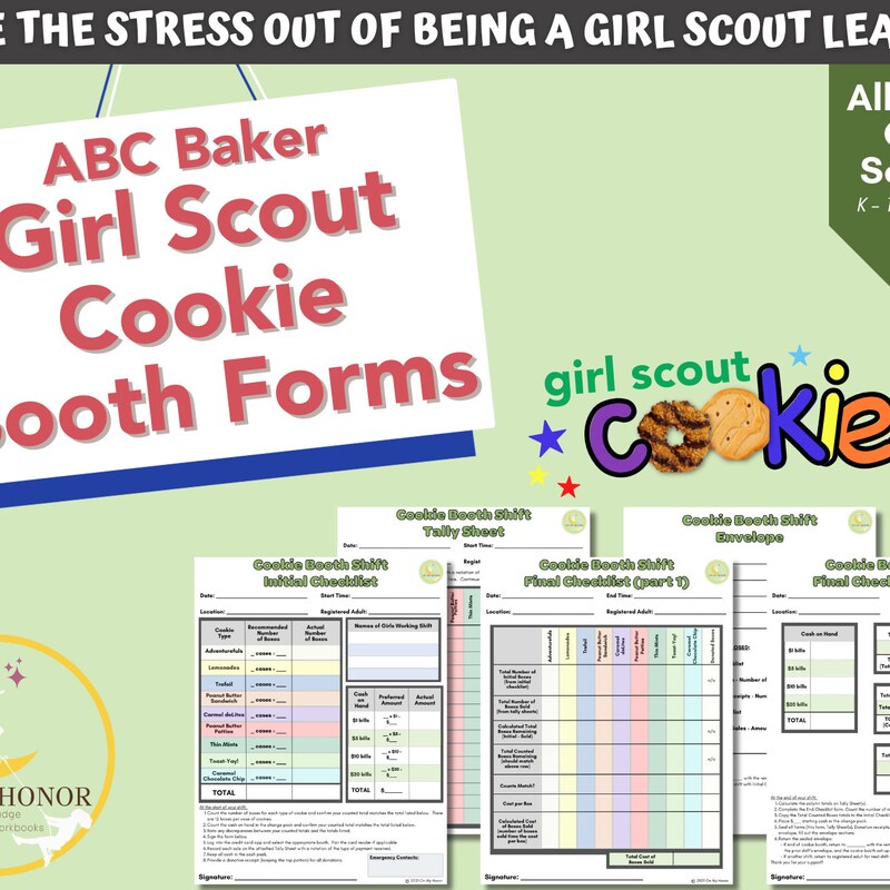 Girl Scout Cookie Booth - Etsy