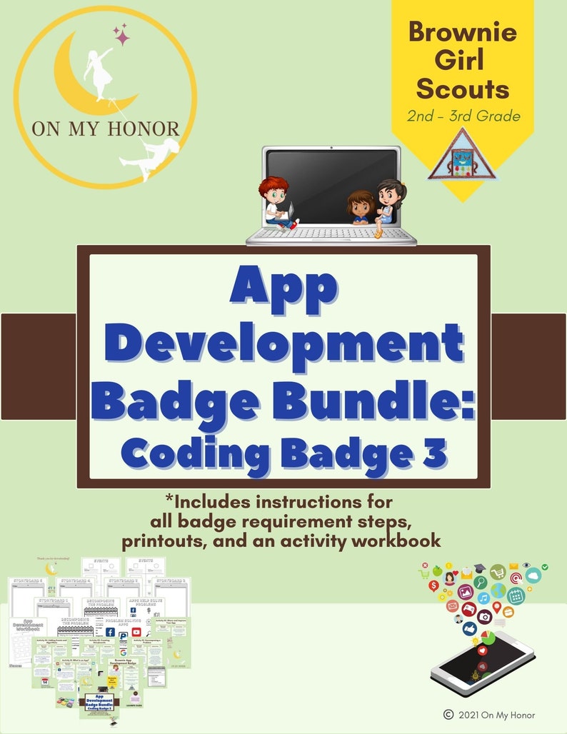 Girl Scout Brownies Coding for Good Badge Bundle Activities - STEM ...