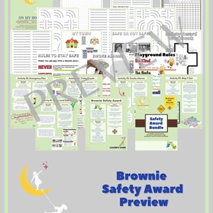 Girl Scout Brownies Safety Award Badge Plan Activity - Educational ...