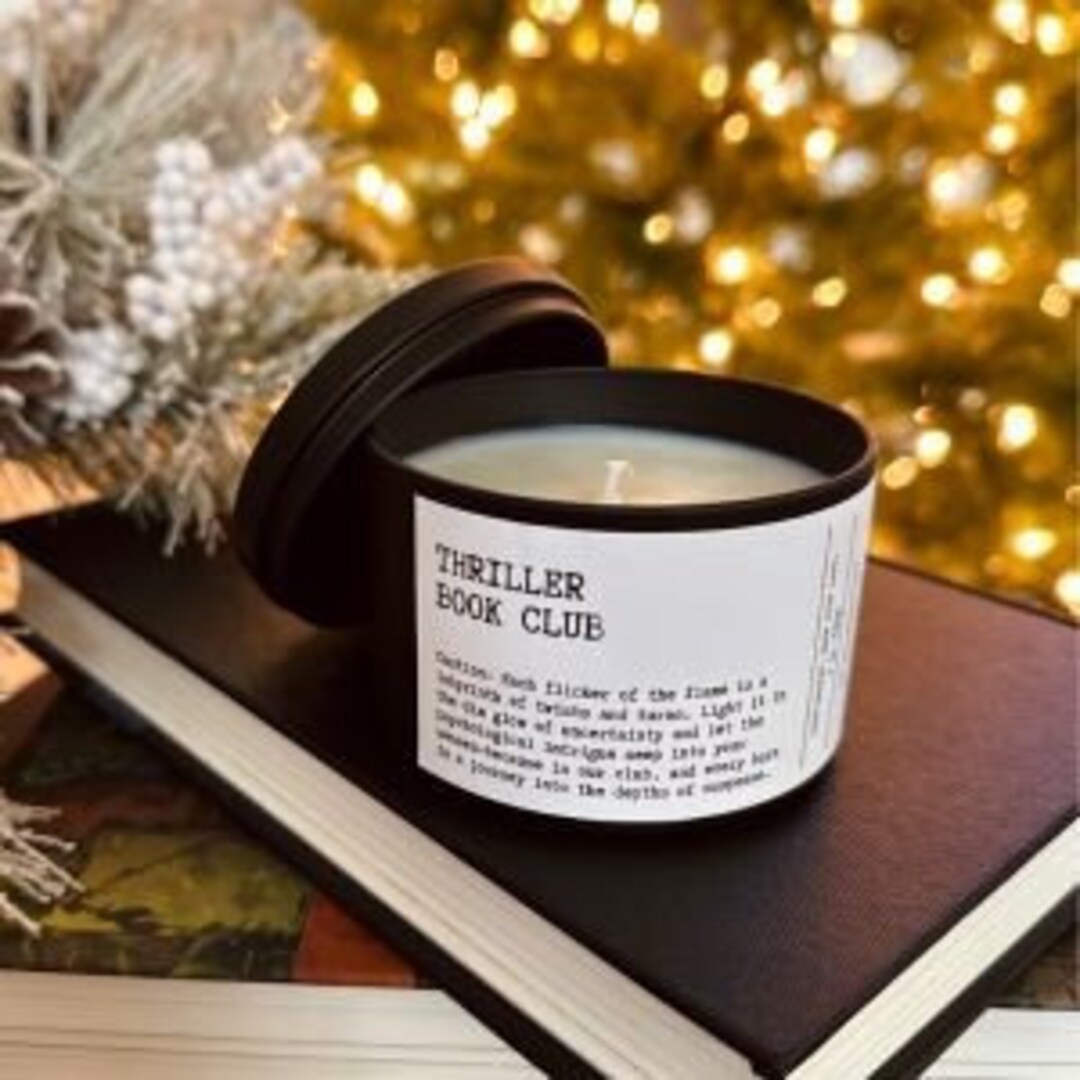 Book Club Book Candle Book Lover Gift Bookish Candle - Etsy UK